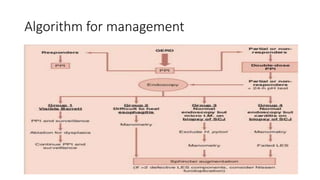 management of gastro-esophageal reflux disease | PPTX