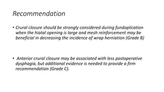management of gastro-esophageal reflux disease | PPTX