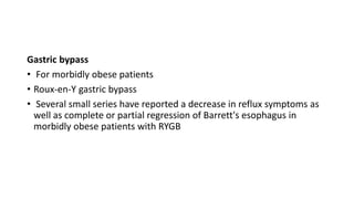 management of gastro-esophageal reflux disease | PPTX