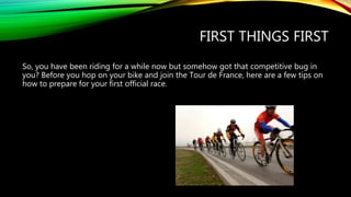 Approaching a competition | PPTX | Cycling | Sports