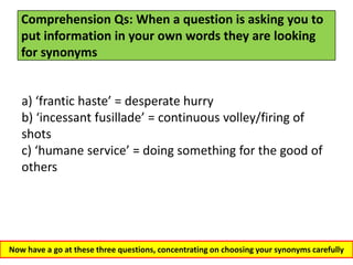 Approaching the iGCSE core paper | PPTX