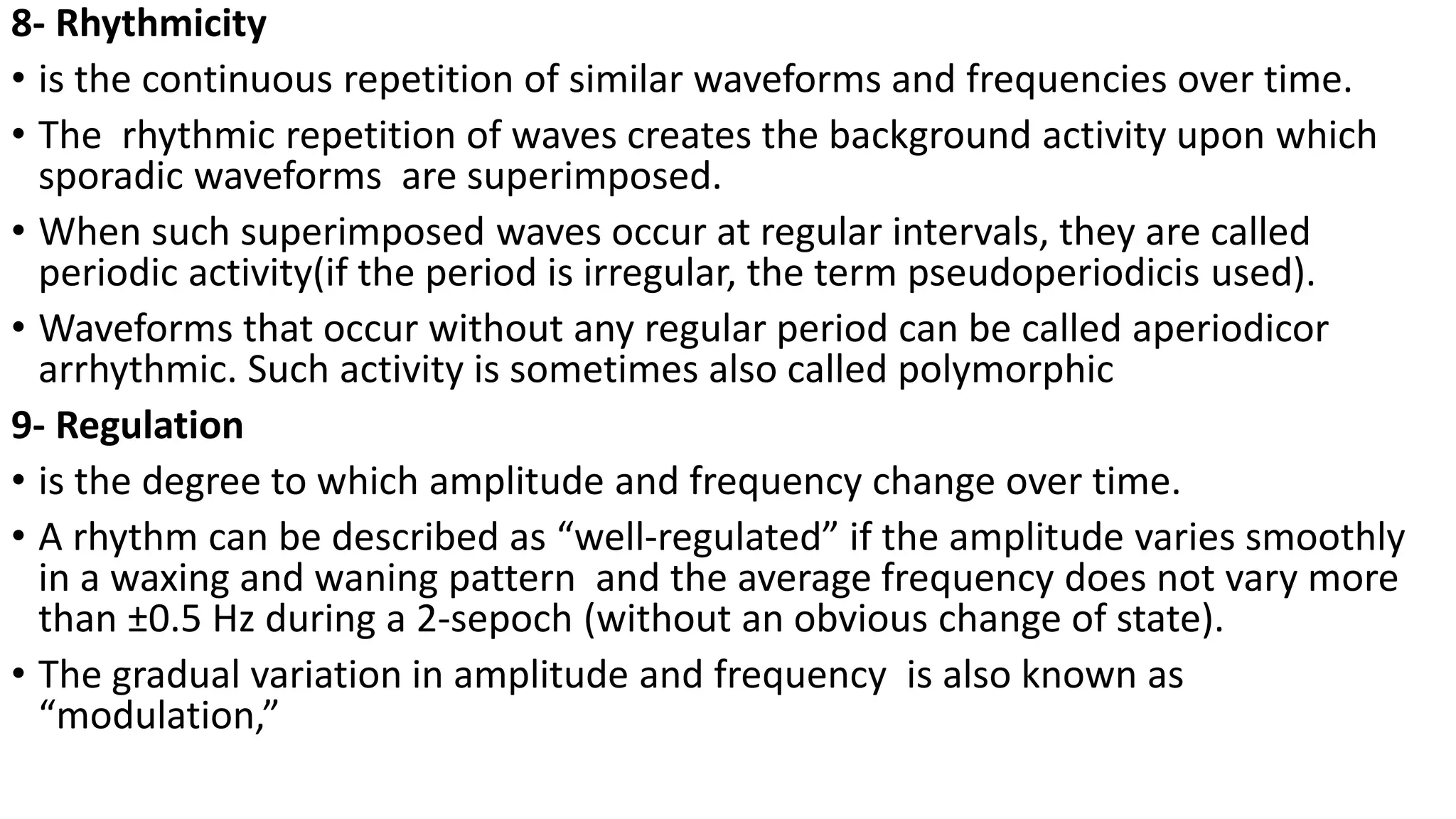 Approaching the eeg | PPTX