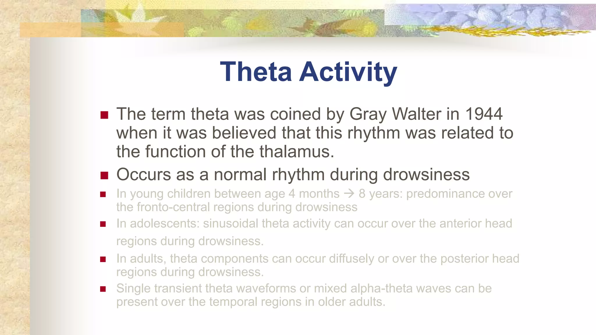 Approaching the eeg | PPTX