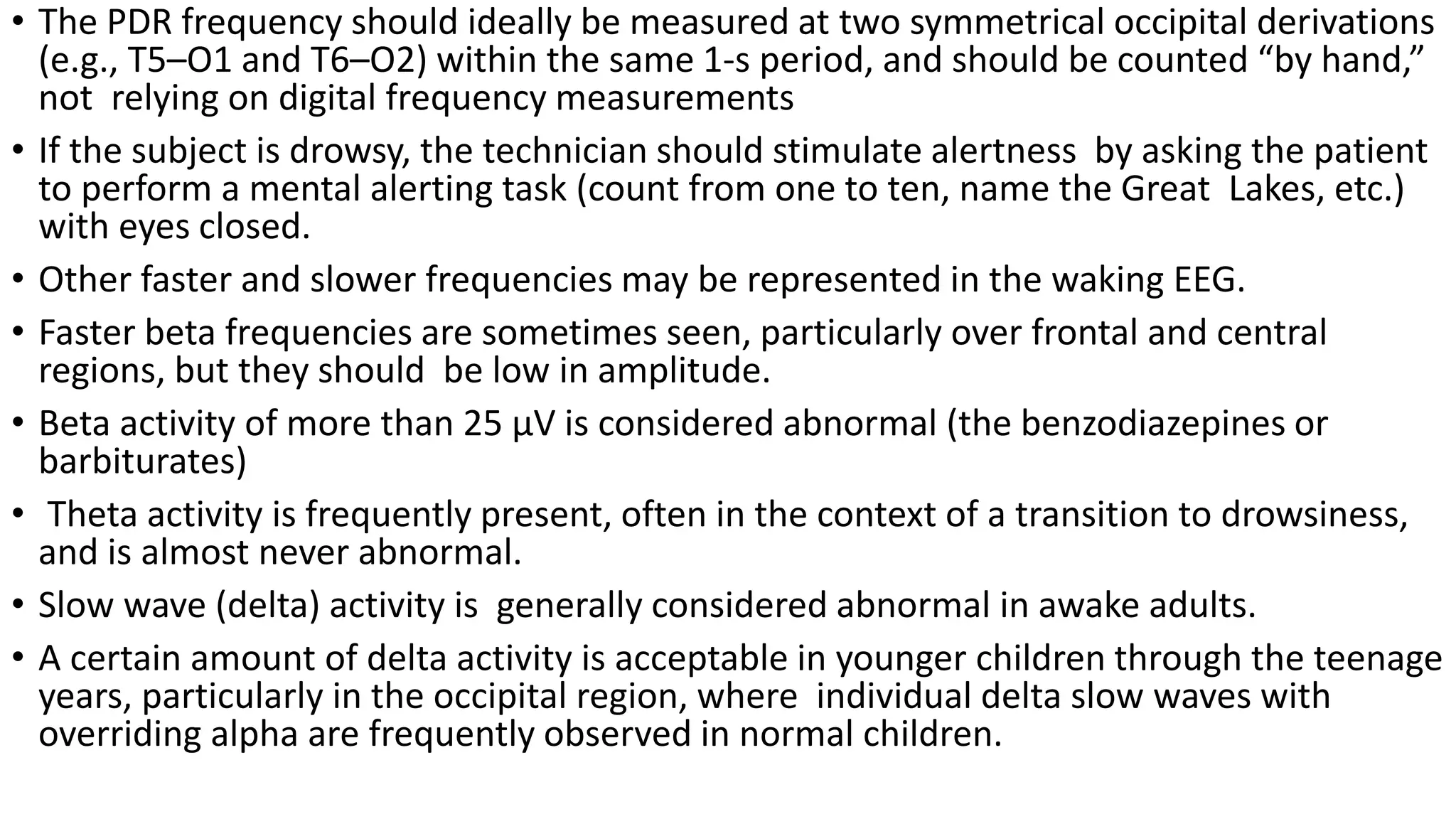 Approaching the eeg | PPTX