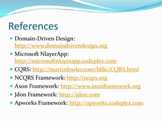 Approaching to domain driven development | PPTX