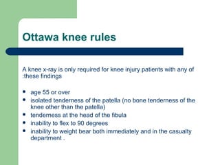 Approach knee pain | PPT