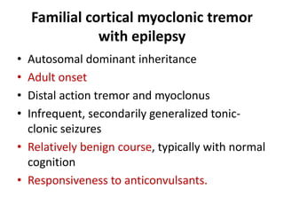 Approach myoclonus | PPTX