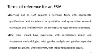 Approach of Environmental Management (Projects require EIA or IEE) | PPT