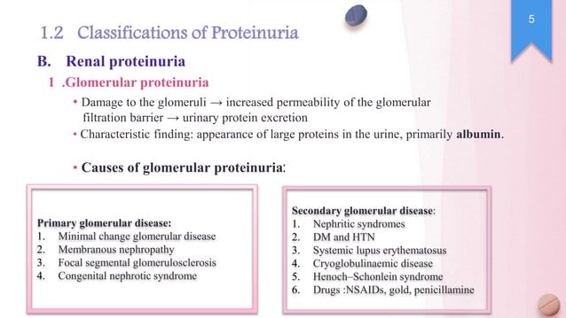 approach to proteinuria.pptx | Diseases and Conditions | Medical Health