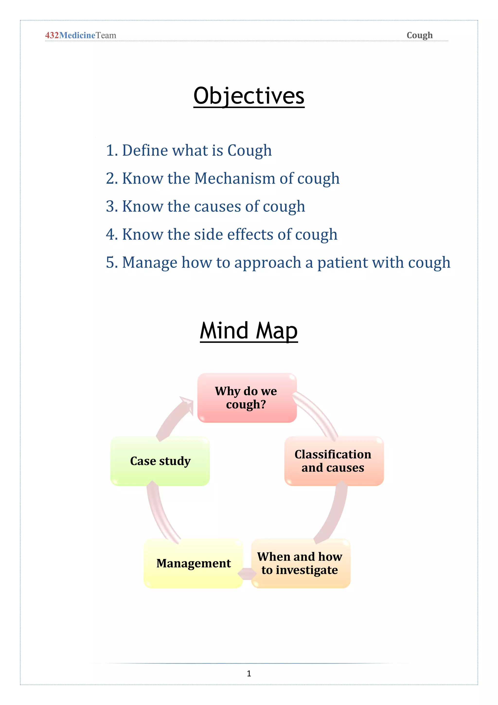 Approach patient with cough | PDF