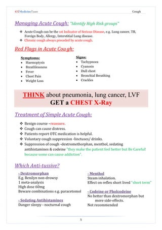 Approach patient with cough | PDF