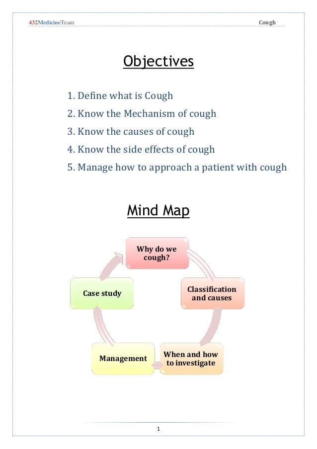 Approach patient with cough