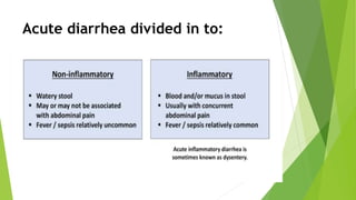 approach patient with diarrhea diagnosis .pptx