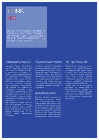 Approach people brochure 2013 | PDF