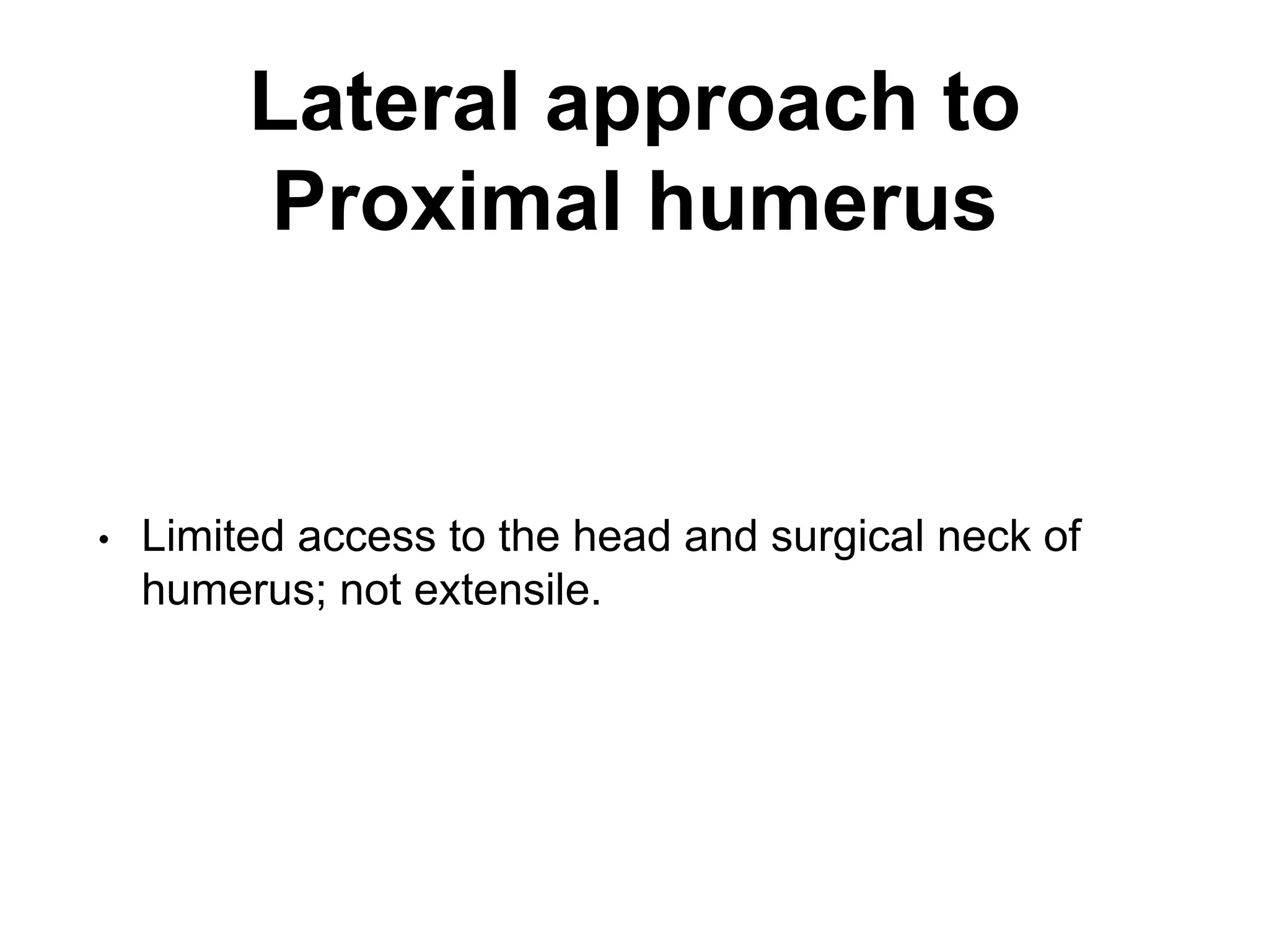 Surgical Approach to Shoulder & Elbow | PPTX