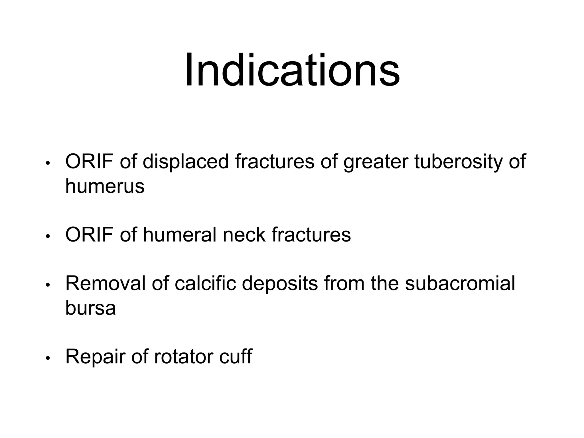 Surgical Approach to Shoulder & Elbow | PPTX