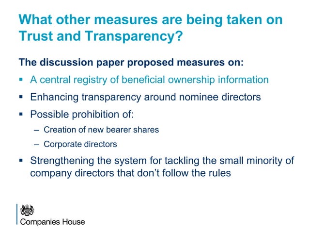 Approach taken by registries to obtain beneficial owner information jo ...