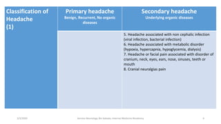 Approach the headache bin kakada | PDF
