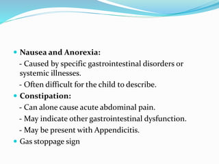 Approach to abdominal pain | PPTX