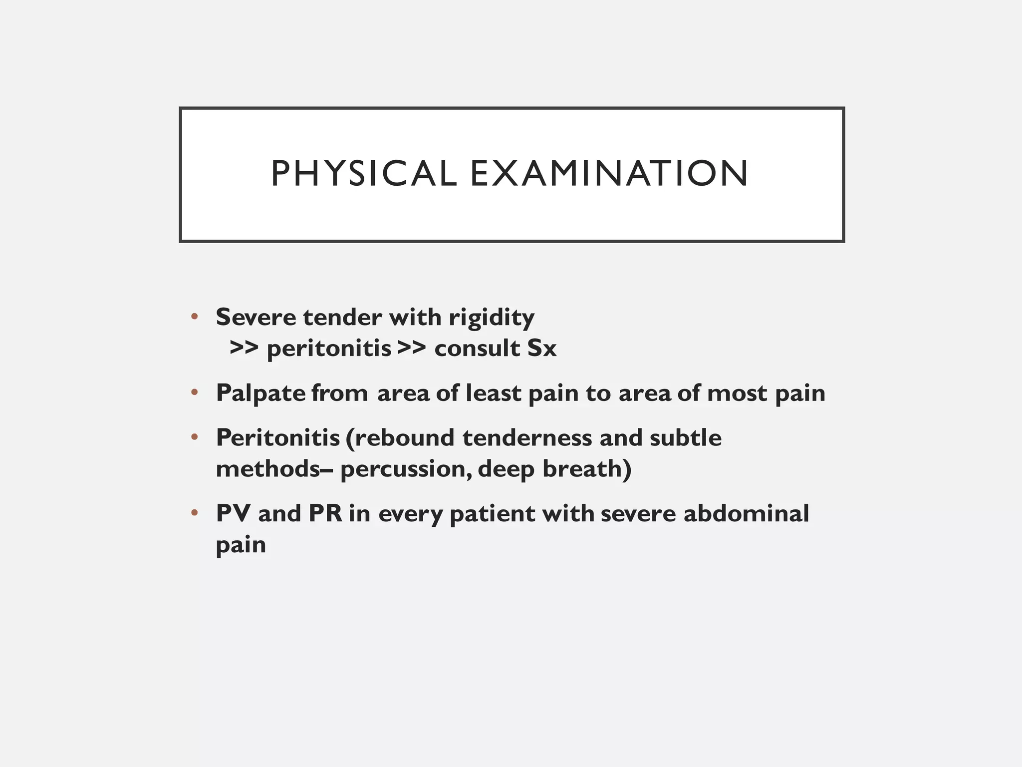 Approach to abdominal pain | PDF