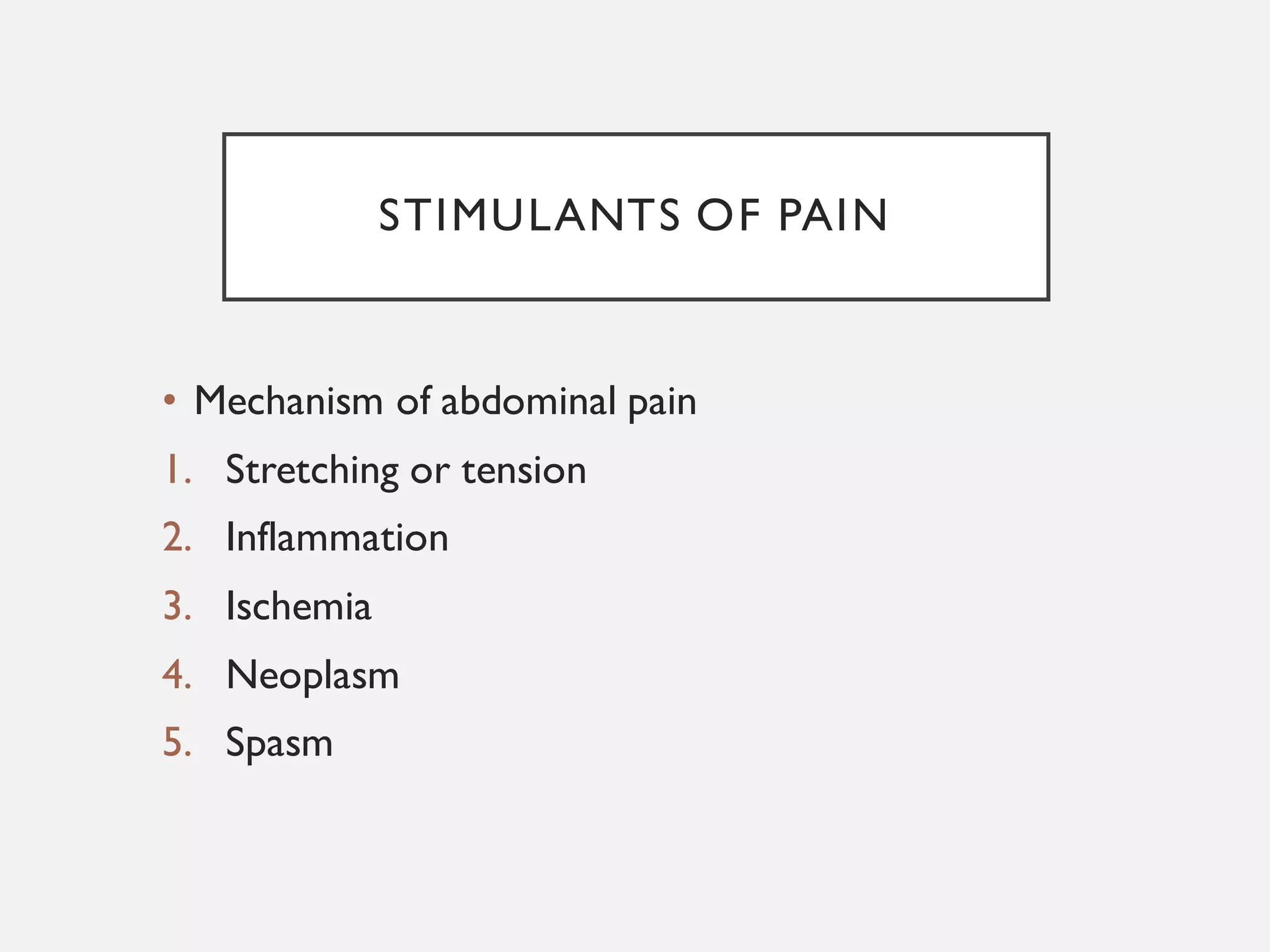 Approach to abdominal pain | PDF