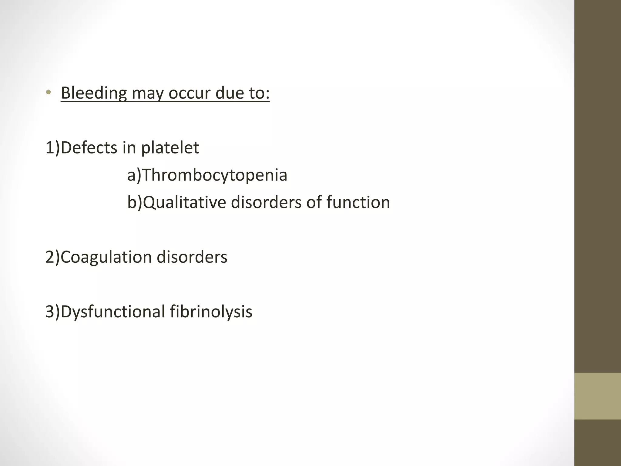 Approach to a bleeding child | PPTX