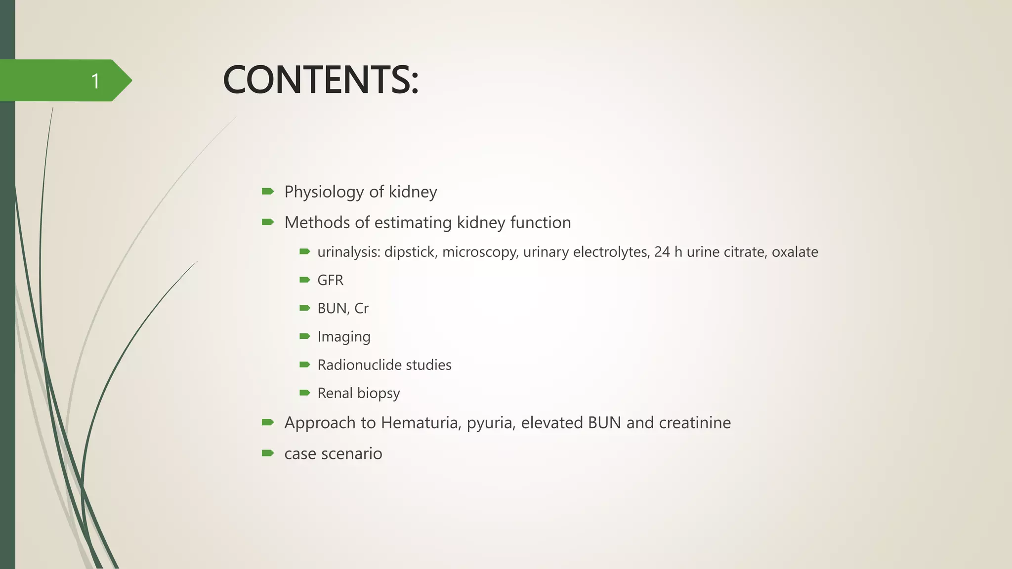Approach to abnormal RENAL FUNCTION TEST.pptx