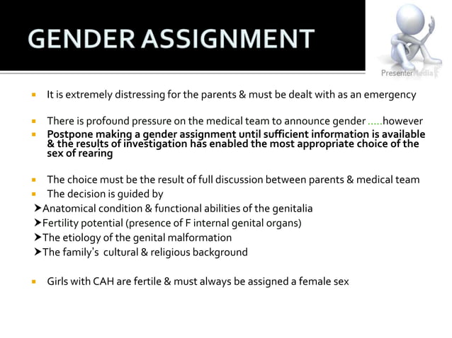 Approach to a case of ambiguous genitalia | PPTX | Pregnancy ...