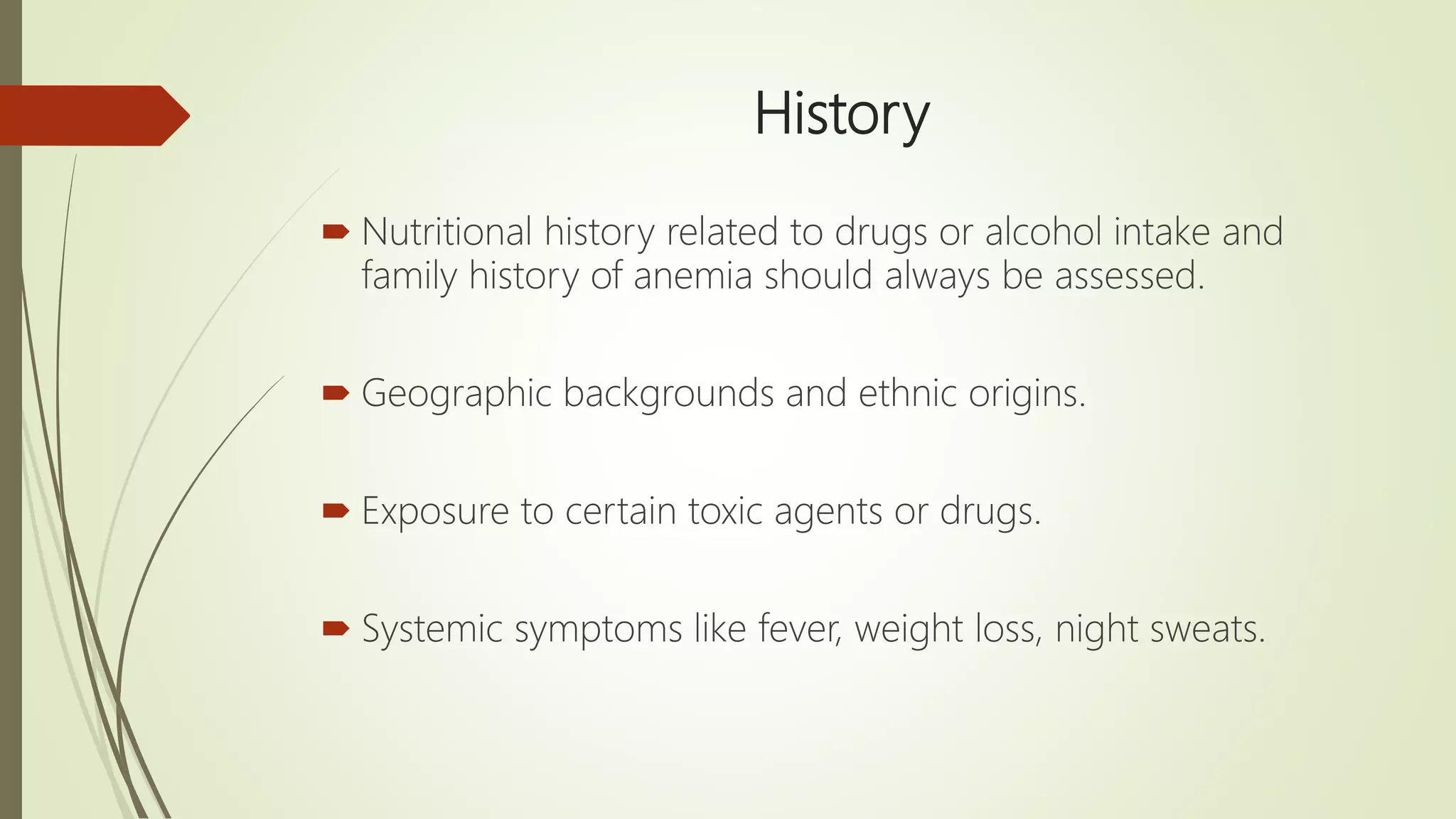 Approach to a case of anemia | PPTX