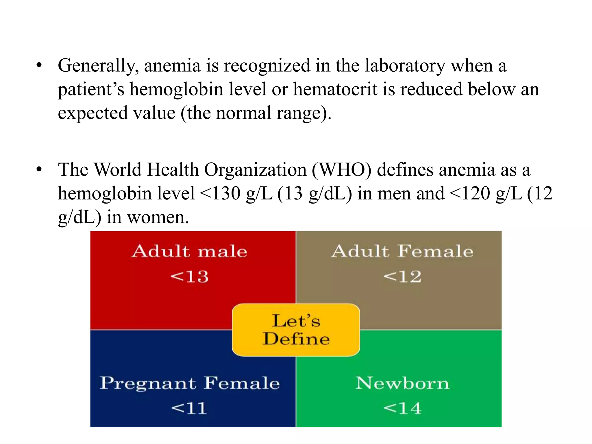 approach to anemia | PPTX