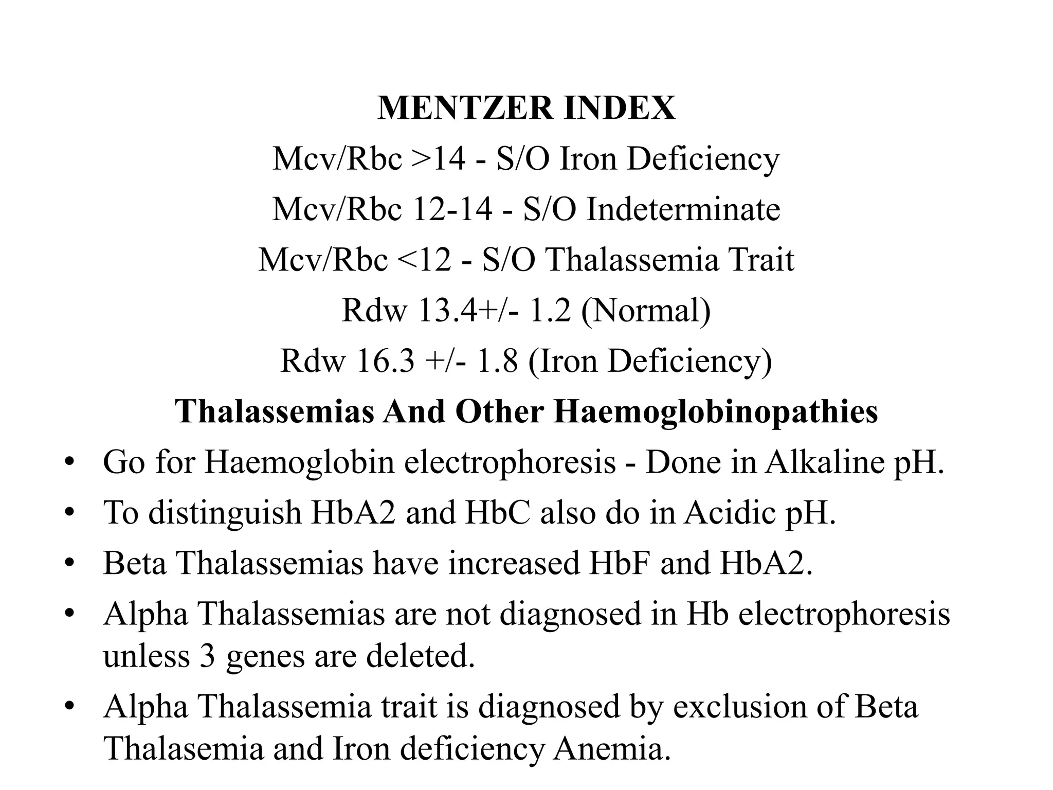 approach to anemia | PPTX