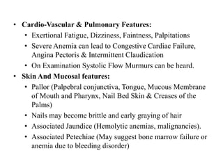 approach to anemia | PPTX