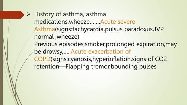 Approach to a case of breathlessness.pptx | Lung and Respiratory Health | Diseases and Conditions