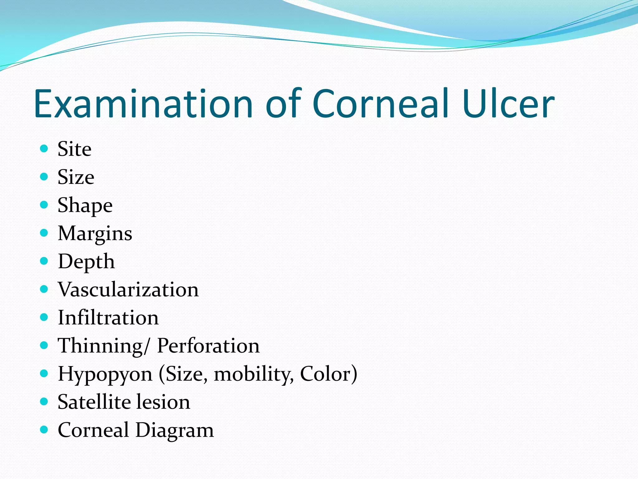 Approach to a case of corneal ulcer | PDF