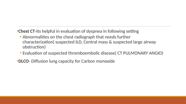 Approach to a case of dyspnea- causes, management | PPT