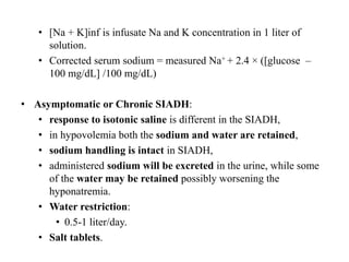 hyponatremia hypernatremia | PPT