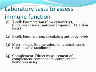 Approach to a case of immunodeficiency in children | PPT