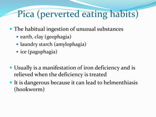 Approach to a case of iron defciency anaemia | PPTX