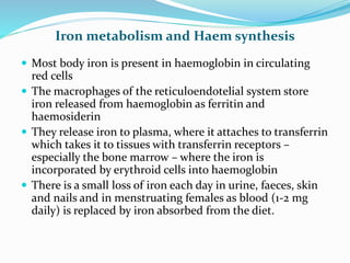 Approach to a case of iron defciency anaemia | PPTX