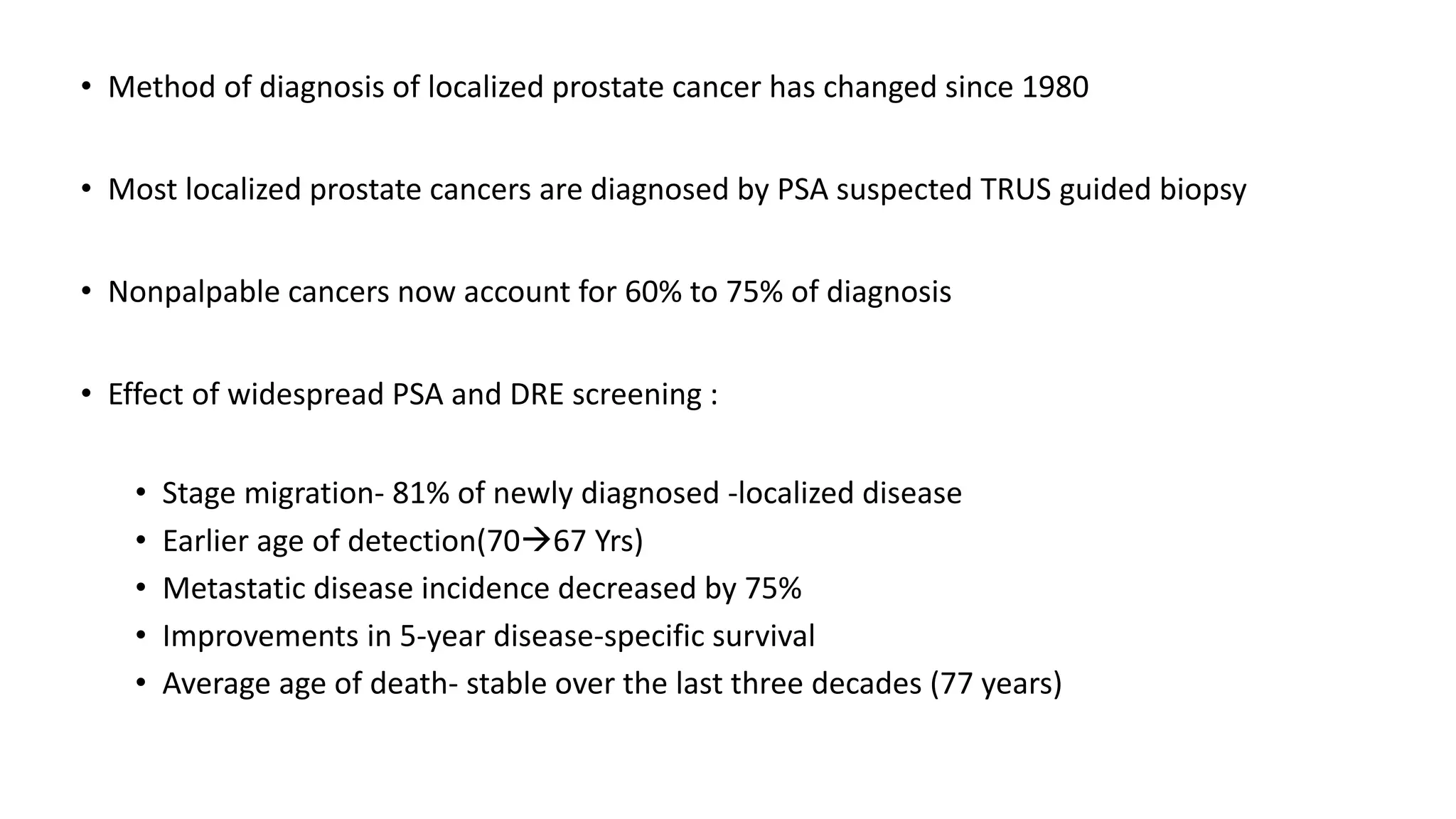 Approach to a case of localized prostate cancer | PPTX