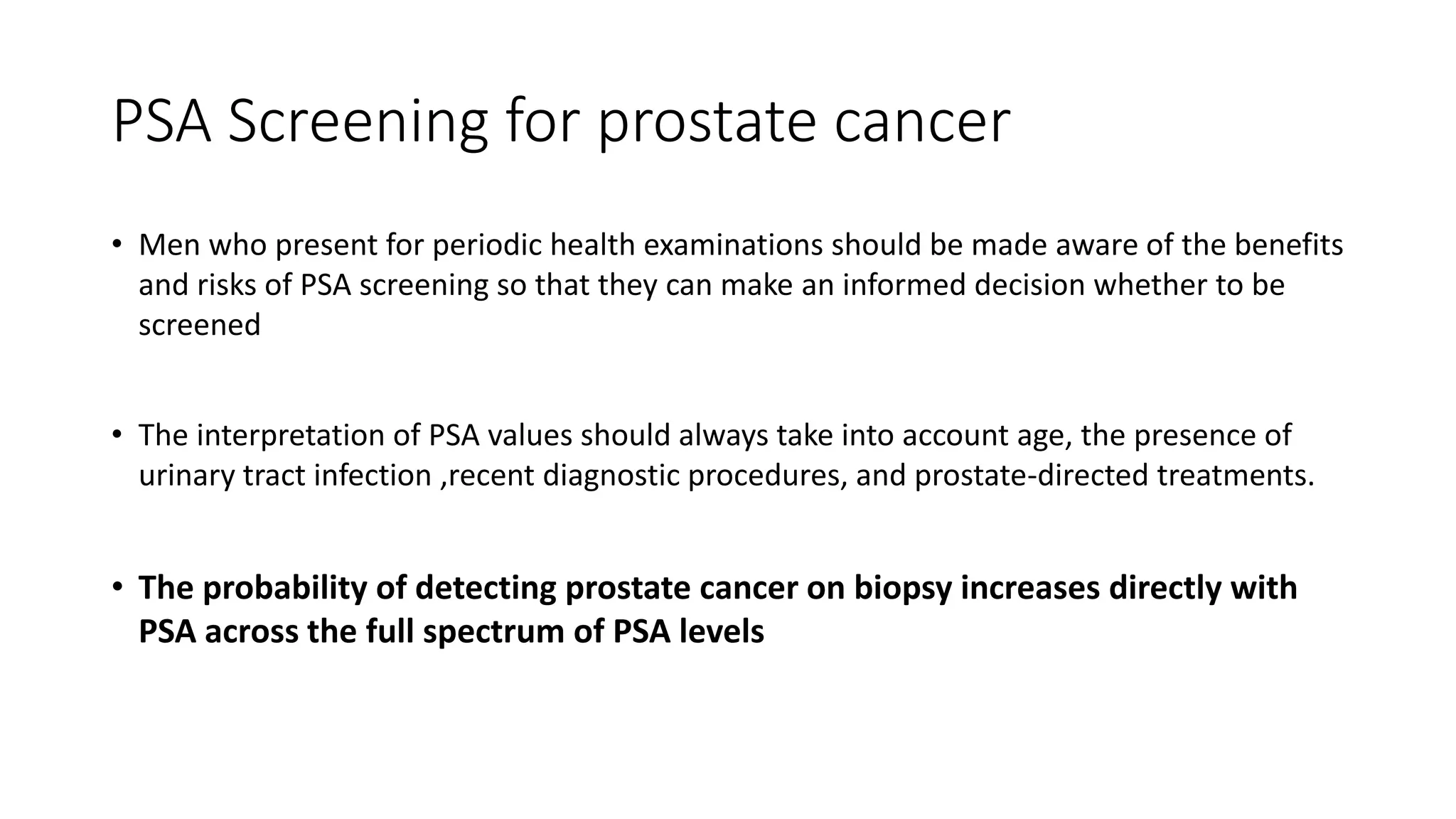 Approach to a case of localized prostate cancer | PPTX