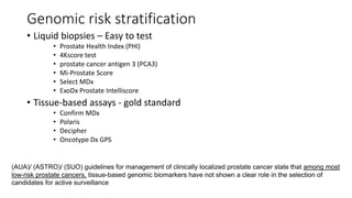 Approach to a case of localized prostate cancer | PPTX