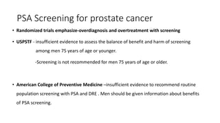 Approach to a case of localized prostate cancer | PPTX