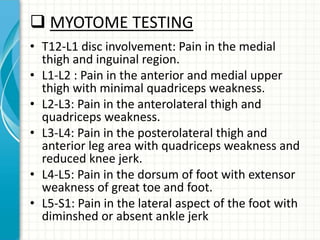 Approach to a case of lumbar intervertebral disc | PPTX