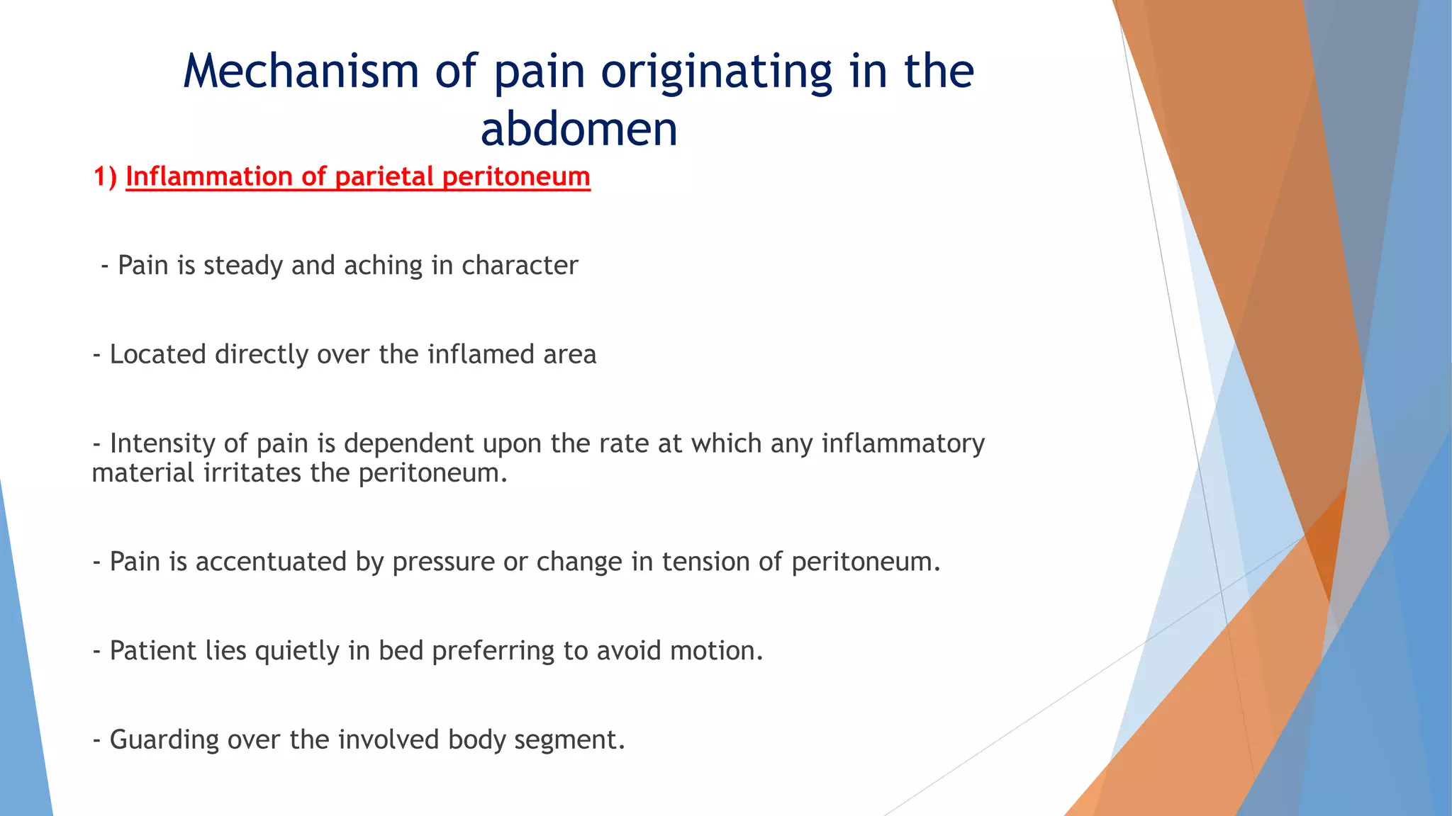 Approach to a case of pain abdomen | PPTX