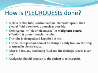 Approach to a case of pleural effusion | PPTX