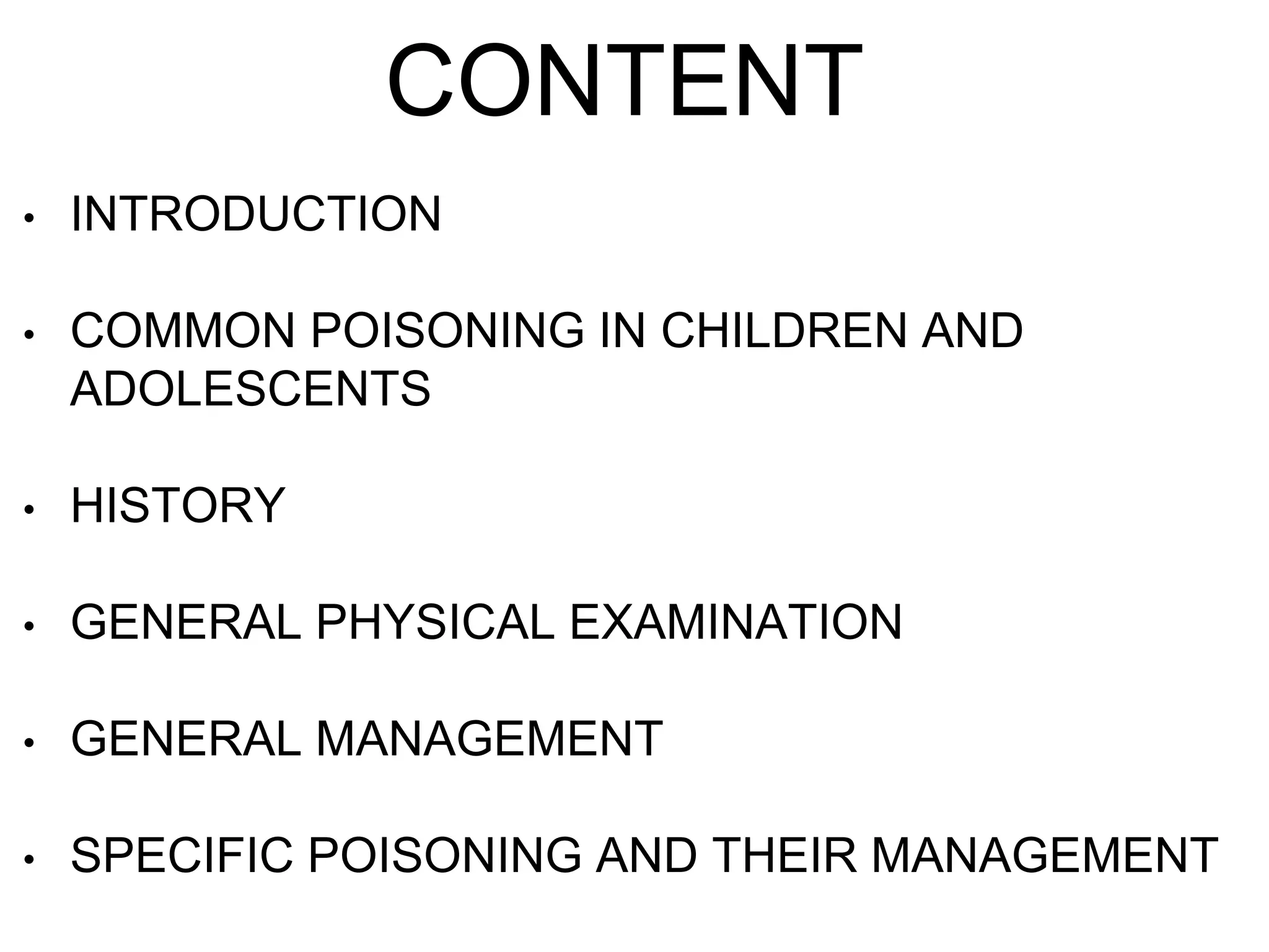 Approach to a case of poisoning arif | PPTX