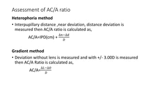 Approach to accommodative esotropia | PPTX