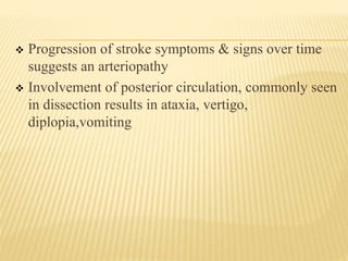Approach to a child with acute stroke | PPTX