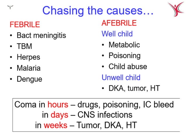 approach to a child with altered sensorium.pptx | Brain and Nervous ...